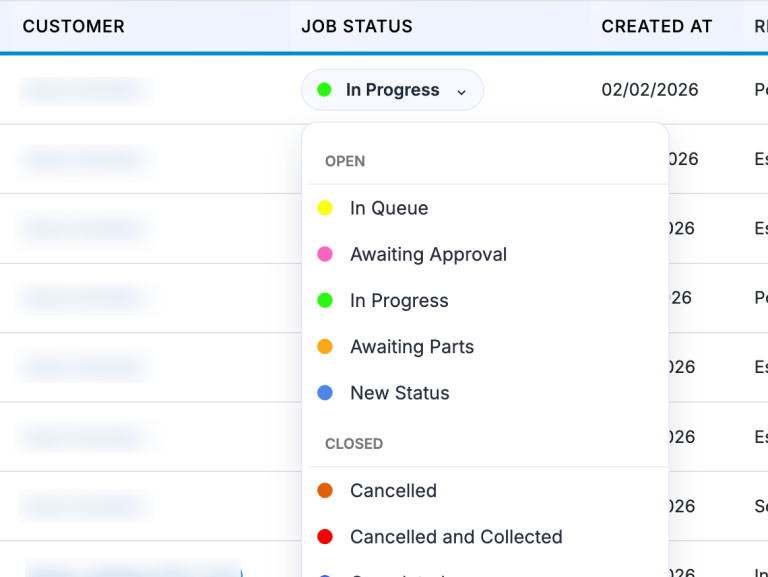 Job Management | Repair Pilot