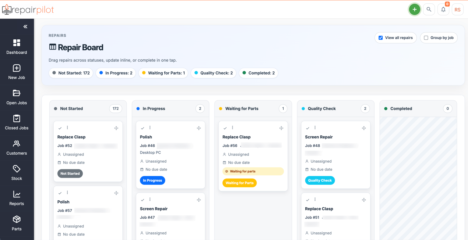 Repair Pilot - Repair Management Made Simple